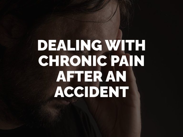 Dealing With Chronic Pain After a Car Accident