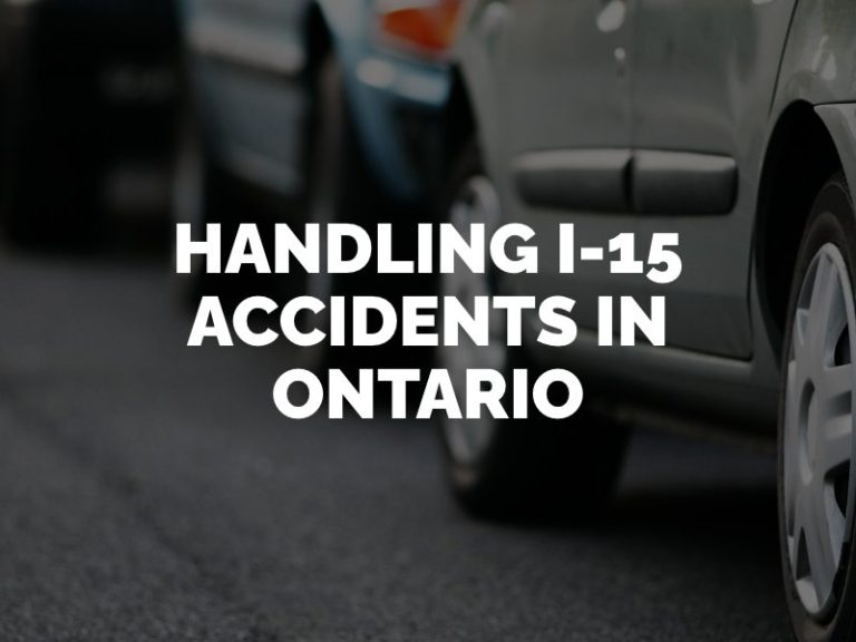 Ontario Interstate 15 Accident Attorney - Rose, Klein & Marias LLP.
